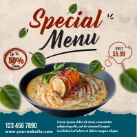 Special Food Menu Template | PosterMyWall