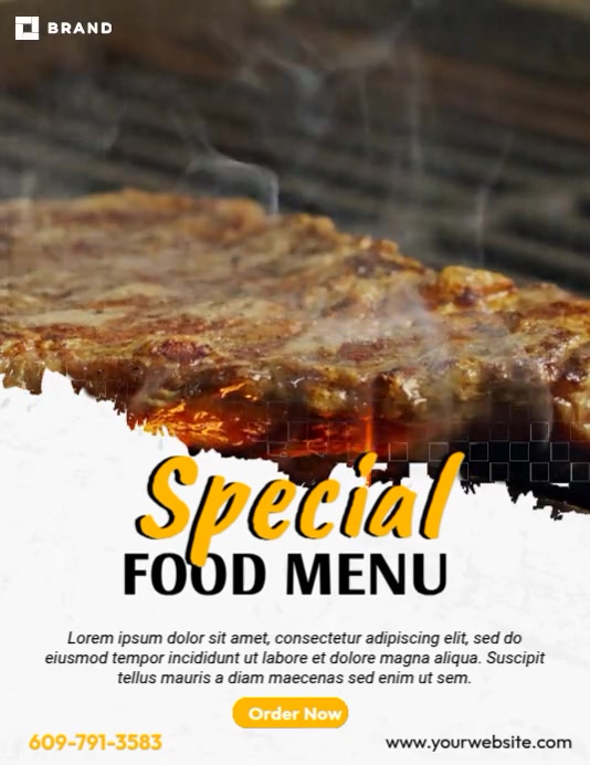 Special Food Menu Flyer Templat | PosterMyWall
