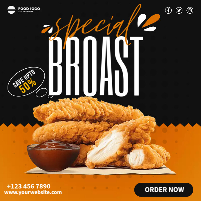 Copy of Special Food Menu Offer | PosterMyWall