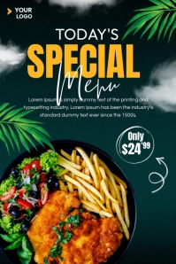Special Food Menu Template | PosterMyWall