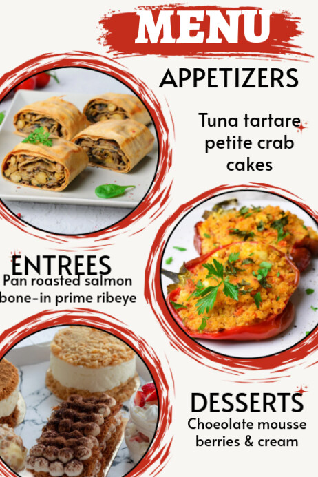 Special Food Menu Poster Template | PosterMyWall