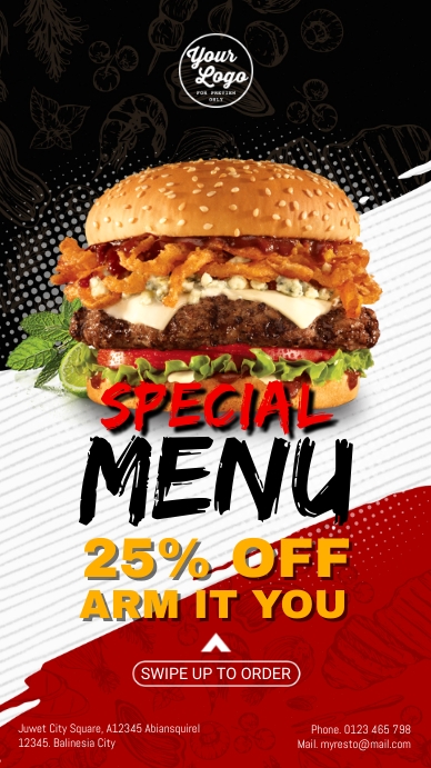 Special Food Promo For Social Media Story Template | PosterMyWall