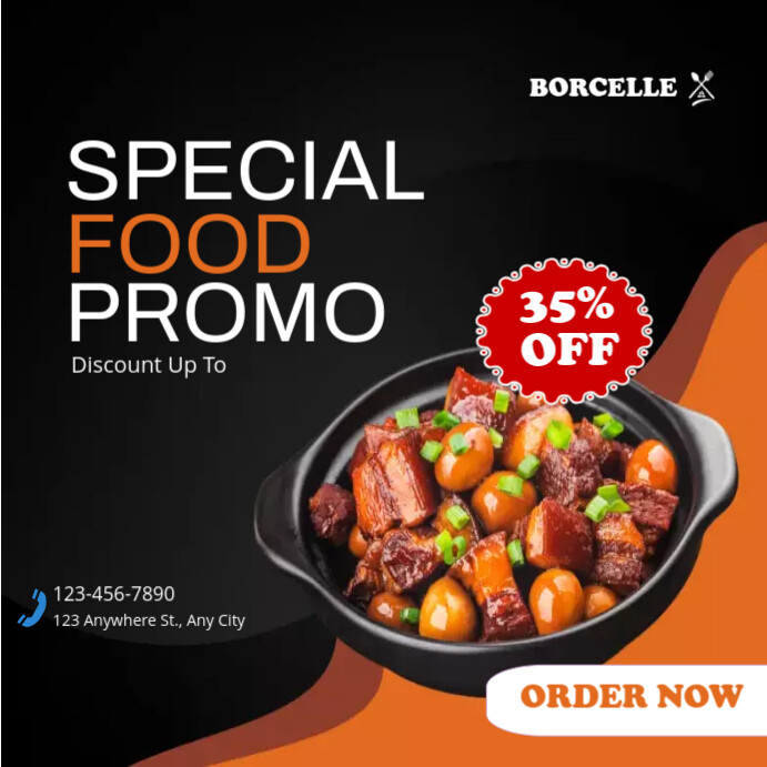 Special Food Promo Menu Templat | PosterMyWall