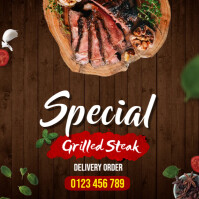 Special Grilled Menu Template | PosterMyWall