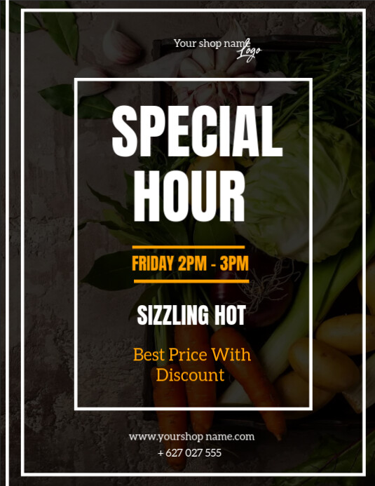 Special hours Template | PosterMyWall