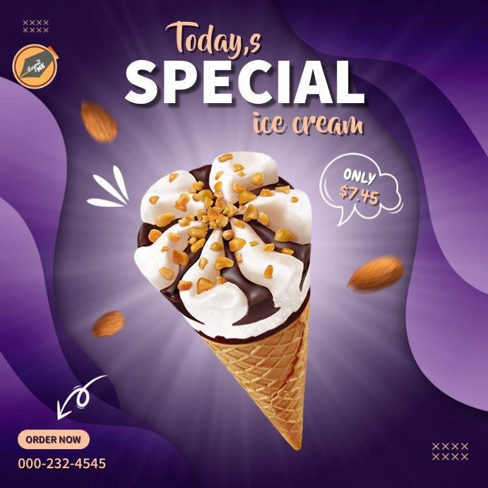 Special Ice Cream Ads Template | PosterMyWall