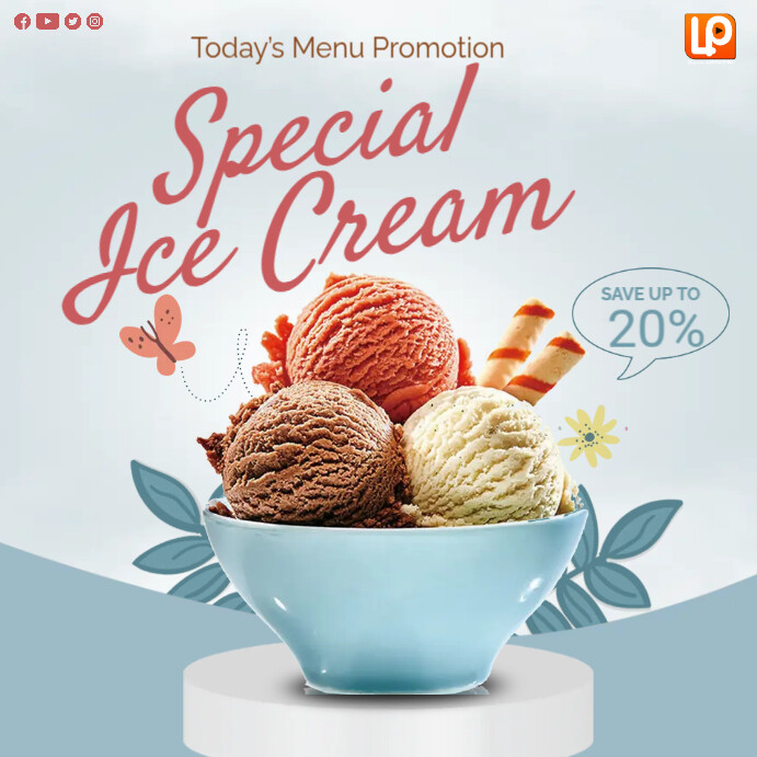 Special Ice Cream Ads Template | PosterMyWall