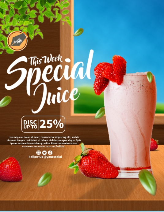 Special Juice Template | PosterMyWall