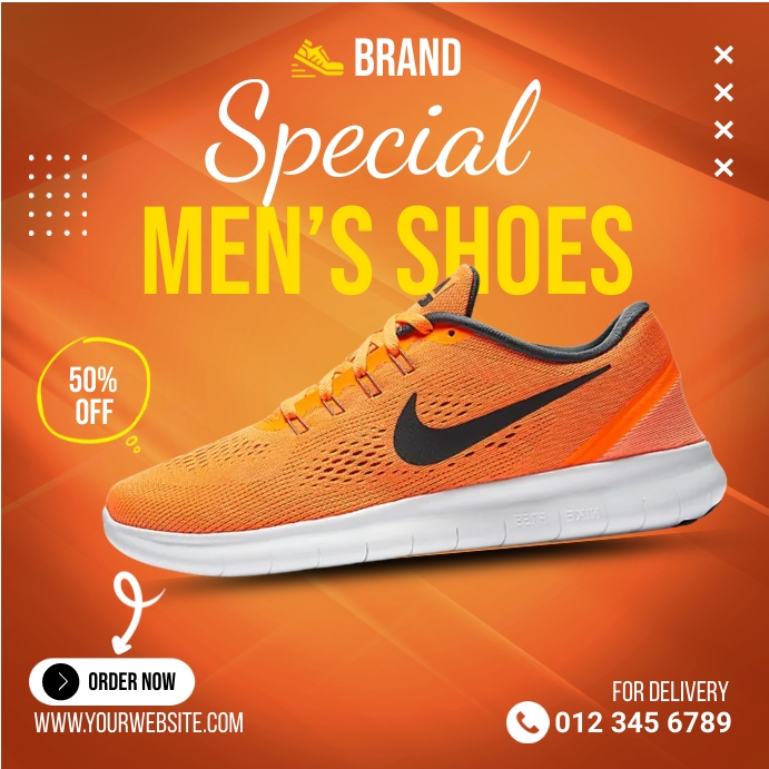 Special Men's Shoes Advert Template | PosterMyWall