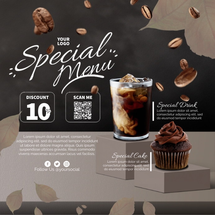 Special Menu Ads Template | PosterMyWall