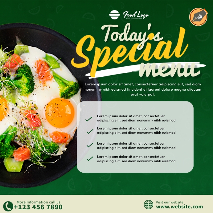 Copy of Special Menu Ads | PosterMyWall