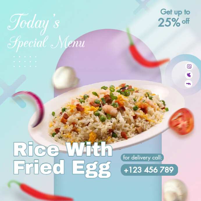 Special Menu Ads Template | PosterMyWall