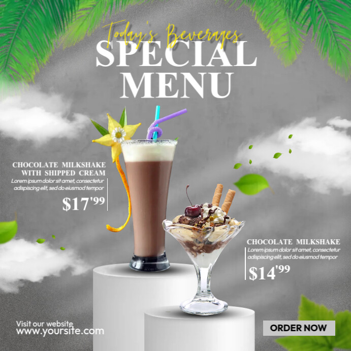 Plantilla de Special Menu Ads | PosterMyWall
