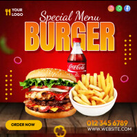 Special Beef Burger Template | PosterMyWall