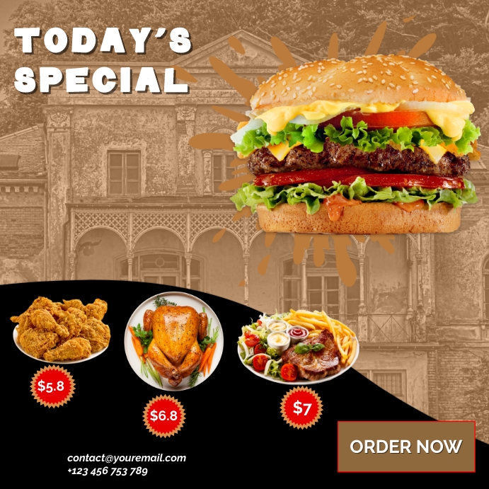 Special menu Burger discount template (5) | PosterMyWall