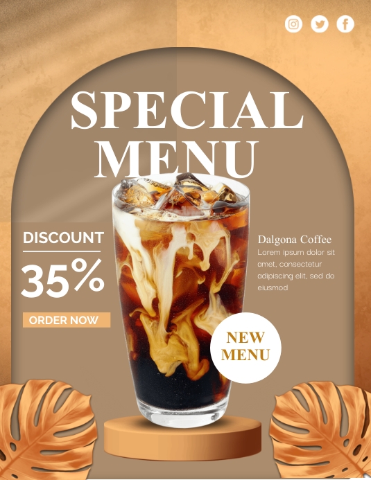 Special Menu Deals Template | PosterMyWall