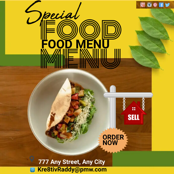 Special Menu Template | PosterMyWall