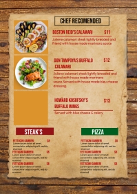 Green Menu Template | PosterMyWall