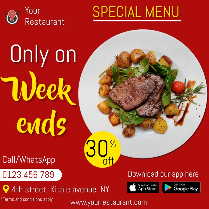 Special menu Templat | PosterMyWall