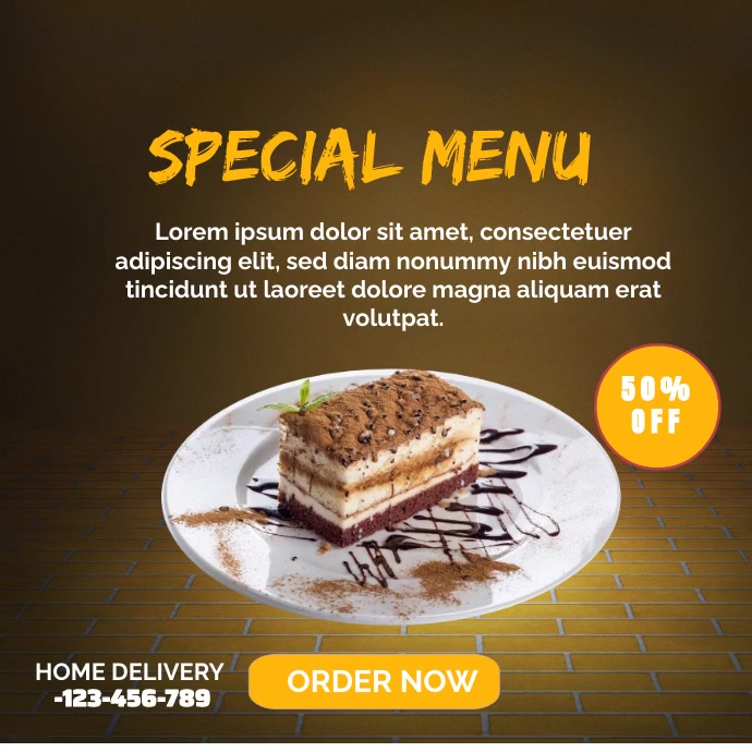 Special menu Template | PosterMyWall