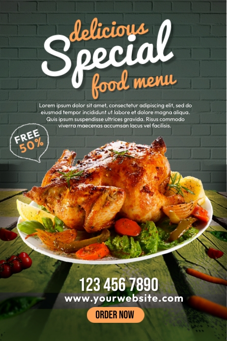 Special Menu Template | PosterMyWall