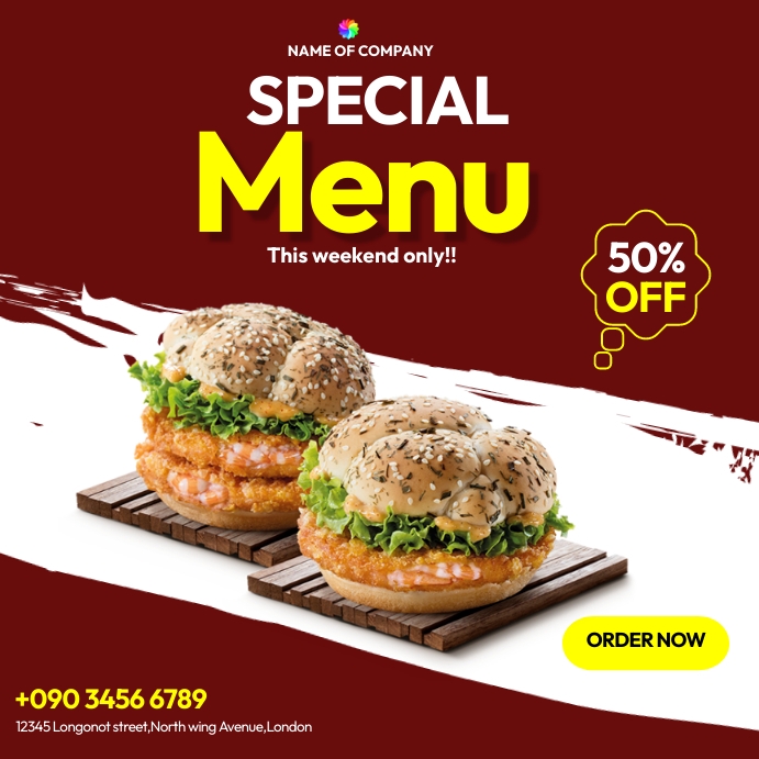 Copy of SPECIAL MENU FLYER RESTAURANT | PosterMyWall