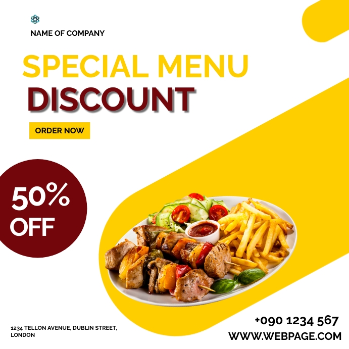 SPECIAL MENU FLYERS Template | PosterMyWall