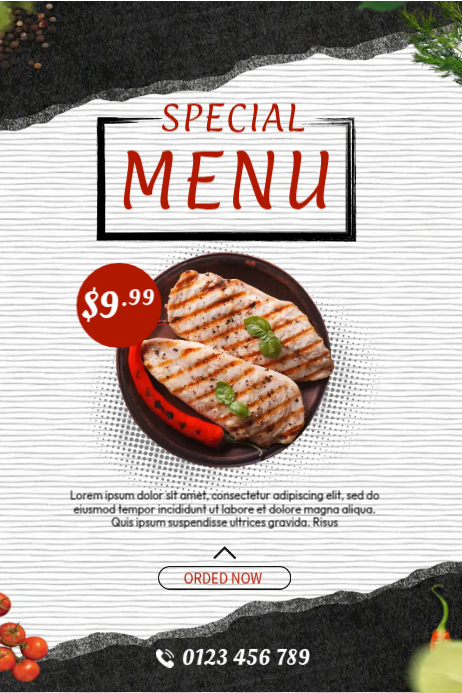 Special Menu Flyers Template | PosterMyWall