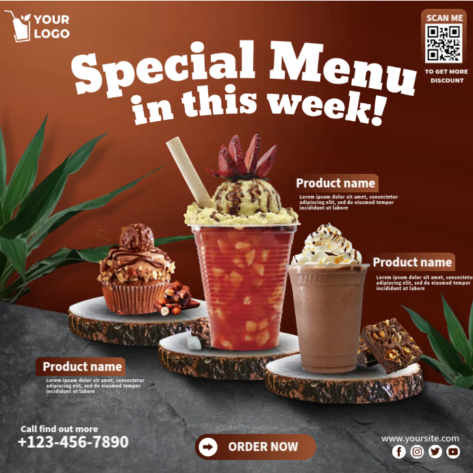 Special Menu Instagram Template | PosterMyWall