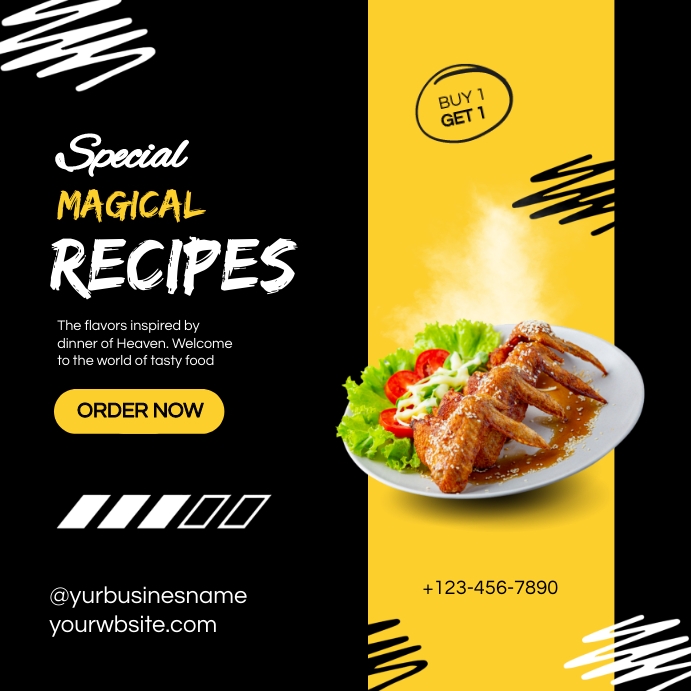 Special Menu Instagram Template | PosterMyWall