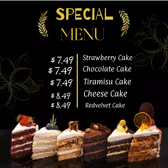 Special Menu Instagram Post Template | PosterMyWall