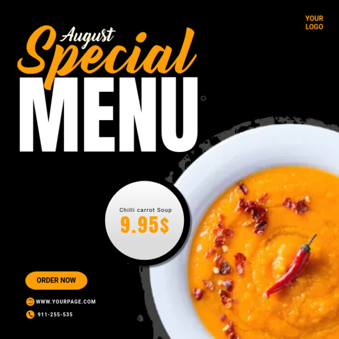 Special Menu Offer Instagram post Template | PosterMyWall