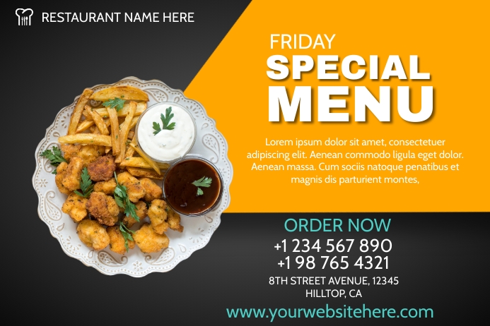 special menu poster Template | PosterMyWall