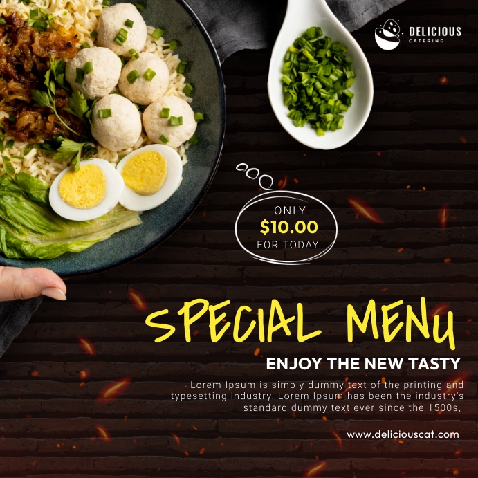 Copy of Special Menu Template | PosterMyWall