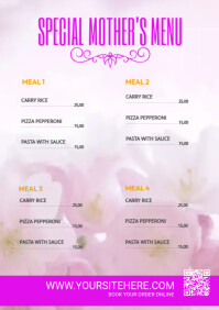 Mother's day menu template design | PosterMyWall