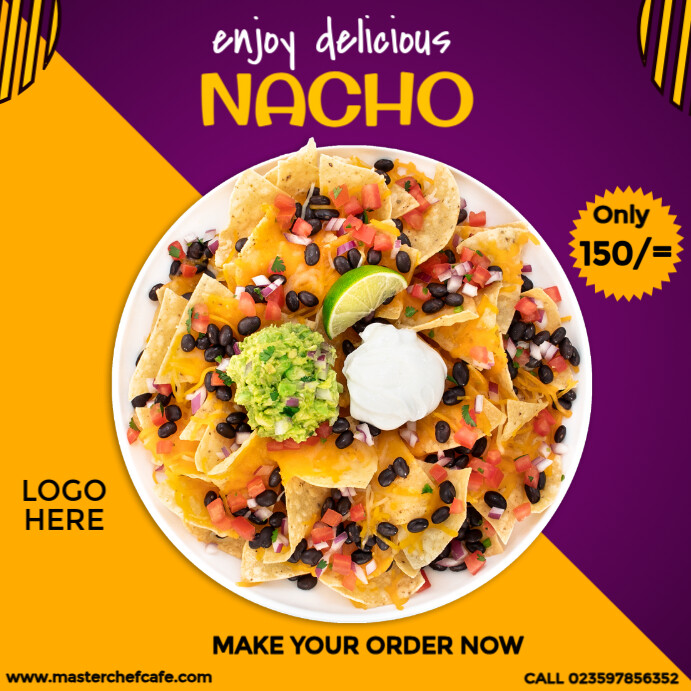 Plantilla de Special Nacho Menu | PosterMyWall