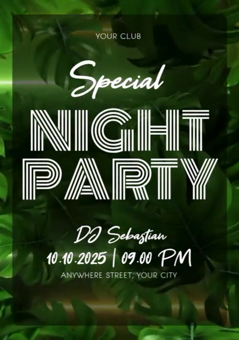 SPECIAL NIGHT PARTY Template | PosterMyWall