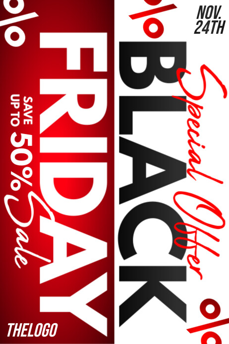 Special Offer Black Friday Ads Template | PosterMyWall