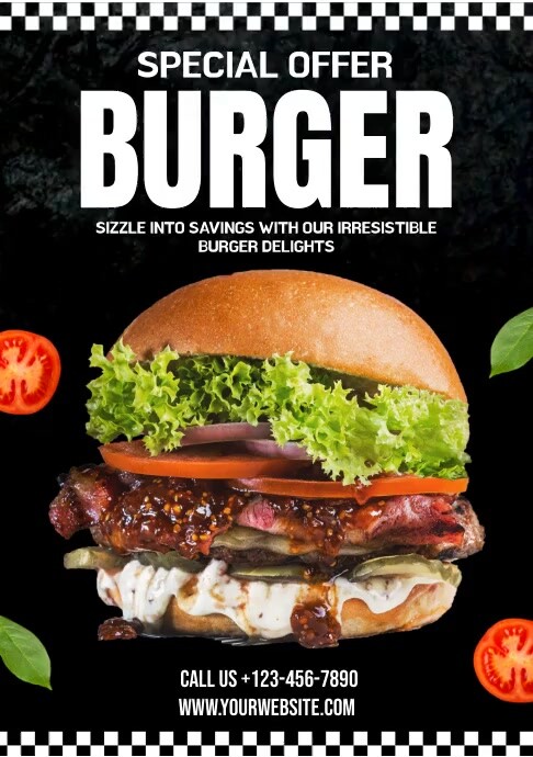 Copy of Special Offer Burger | PosterMyWall