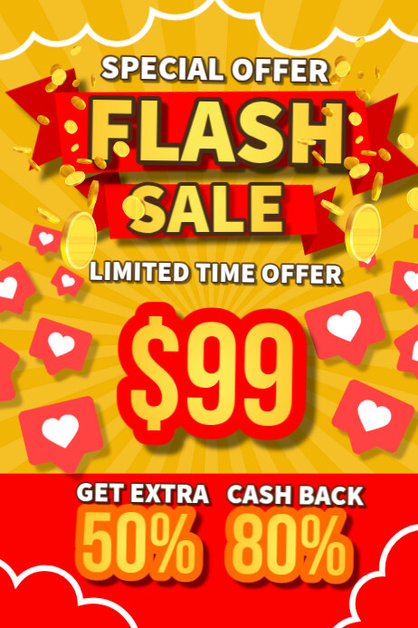 Special Offer Flash Sale Template | PosterMyWall