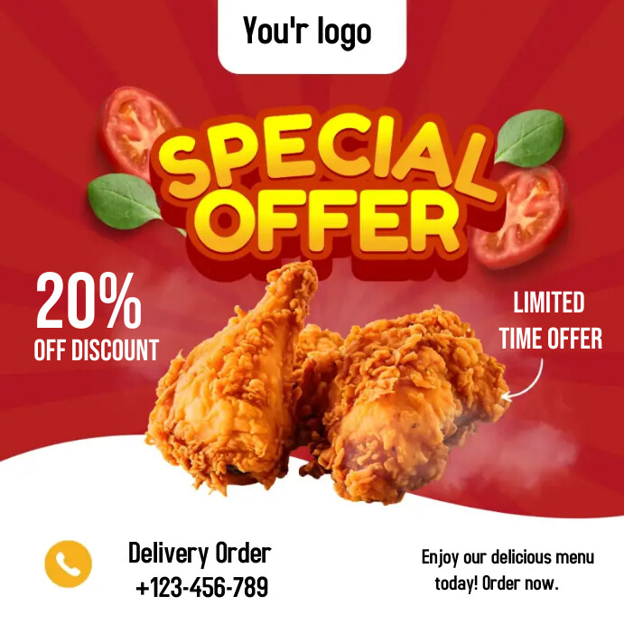 Copy of Special offer food point | PosterMyWall
