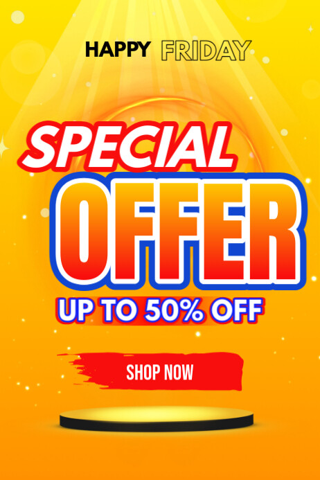 Copy of Special offer friday poster | PosterMyWall