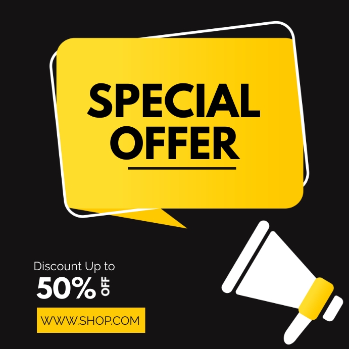 Copy of SPECIAL OFFER RETAIL TEMPLATE | PosterMyWall