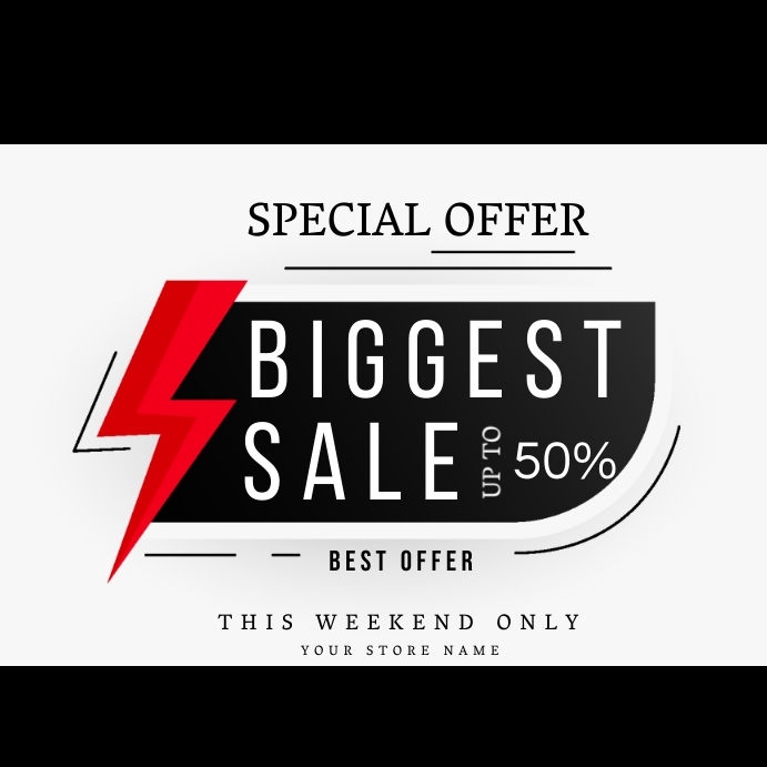 Copy of Special Offer Sale Design | PosterMyWall
