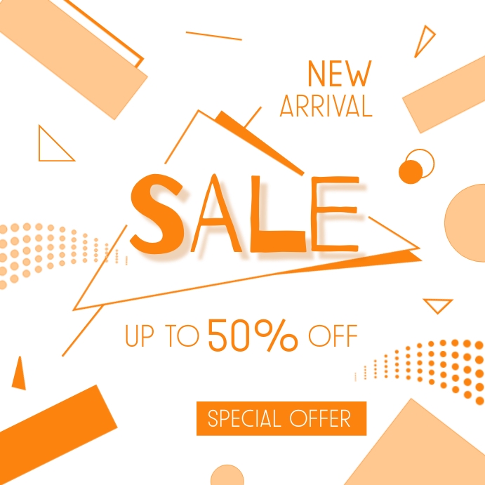Special Offer Sale New Arrival Social Media A Template | PosterMyWall
