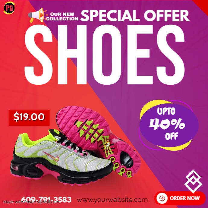 Modèle special offer /shoe sale template | PosterMyWall