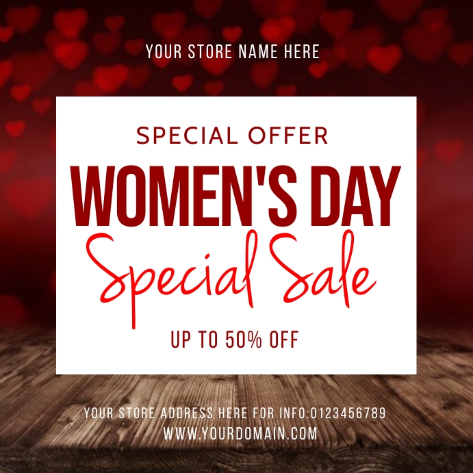 Special Offer Women's Sales Template | PosterMyWall