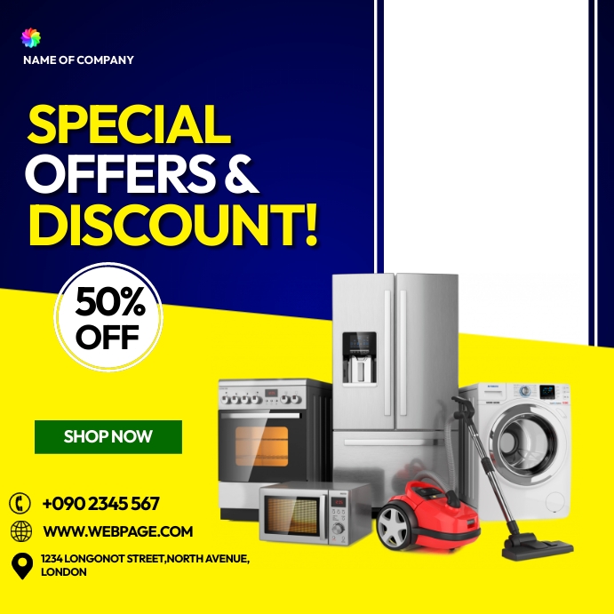 SPECIAL OFFERS ON DISCOUNT (1) Template | PosterMyWall