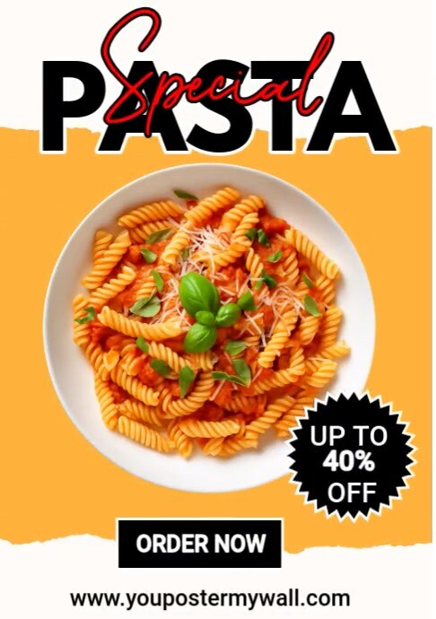 Copy of Special pasta poster | PosterMyWall