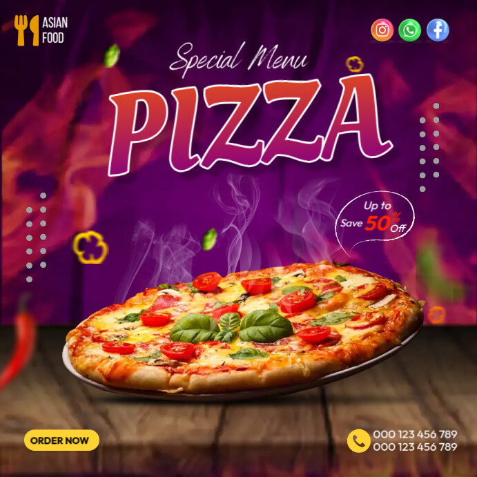 Special Pizza Ads Template | PosterMyWall